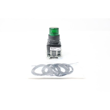 Allen Bradley SER F ILLUMINATED GREEN 24V-AC 24V-DC PUSHBUTTON 800H-QRB24G | Zoro